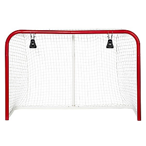 Winnwell Hockey Metal Bell Targets - 2 Pack 4"x5" Metal Bells -Hockey Net Shooting Targets, Equipment to Help Improve Shot Accuracy for Kids, Teens, Adult Players While Training & Practicing