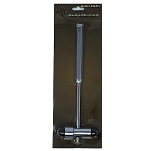 EMI Buck Neurogical Reflex Testing Hammer with Needle and Brush (Black)