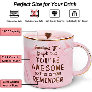 Mothers Day Mom Gifts from Daughter Son, 12 OZ Coffee Mug Valentines Day Mothers Day Mom Gifts Christmas Stocking Stuffers for Girlfriend Birthday Anniversary Grandma Friend Sister Gifts