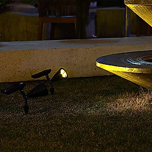 CYGURT Solar spotlights Outdoor Super Bright Waterproof Floor Outlet Lawn lamp Home Outdoor Landscape Garden lamp Garden Tree lamp