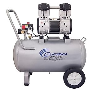 California Air Tools 15020C Ultra Quiet & Oil-Free 2.0 Hp 15.0 gallon Steel Tank Air Compressor