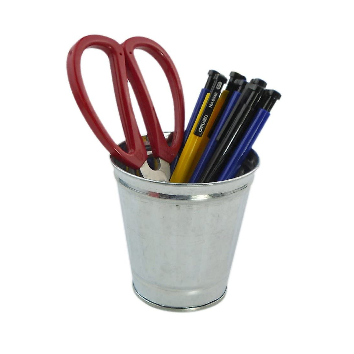 AITING Mini Trash can & Iron Garbage can Pencil Cup Holder 2pcs (Green)