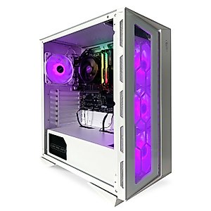 NSX GAMING Phoenix Gamer Desktop PC (AMD Ryzen 5 5600G 3.9 Ghz, 16GB 2 * 8Gb RAM Ddr4 3600, SSD 480 Nvme M.2, Windows 11 Home, WiFi Ready, Mouse and Keyboard Included)