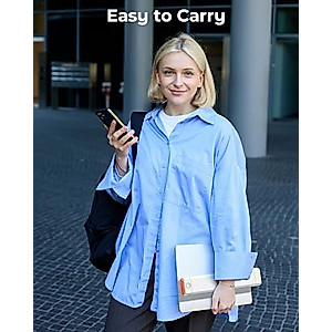 Phomemo Portable Printers Wireless for Travel, Support 8.5" X 11" US Letter Thermal Paper, Bluetooth Thermal Printer Compatible with iOS, Android & Laptop, Inkless Printer for Office, Home, School