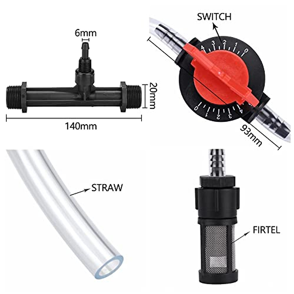 Ciglow Venturi Fertilizer Injector Kit - Efficient Garden Irrigation