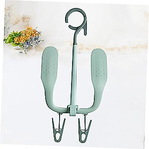Zerodeko 1Pc Hanging Clothes Drying Rack Clothes Drying Racks Shoes Dry Hook Towel Hanger Laundry Hanger Drying Rack Shoes Dryer Rack Shoes Dry Rack Shoes Drying Rack Sock Shoe Rack