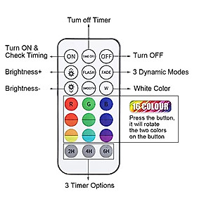 1PC Pool Lights Submersible LED Lights With Magnet And Suction Cups Remote Pool Lights IP68 Waterproof Underwater Timing With Pool Light for Pond Aquarium Fountain Bathtub Home Garden Decor (S, Clear)