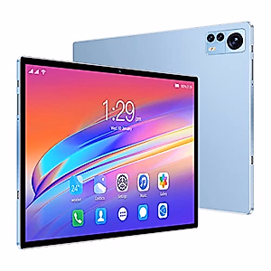Qinlorgo HD Tablet, 8 Core CPU for Android 11 100‑240V Tablet PC Dual Speakers for Old Man (Blue), US Plug (Qinlorgozv70x193da-11)