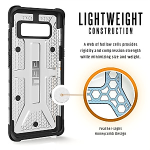 URBAN ARMOR GEAR [UAG Samsung Note 8 Plasma Feather-Light Rugged [Ice] Military Drop Tested Phone Case