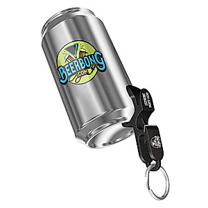 Shotgun Keychain Tool Beer Bong Pink 3-Pack - Special Plastic Shotgun Tool, Bottle Opener and Tab Opener All in One - Great for Parties, Sporting Events, Drinking Accessories - Made in USA