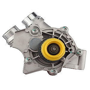 Dasbecan Aluminum Electric Engine Water Pump Assembly Replaces# 06H121026CQ 06H121026AB Compatible with Audi A3 A4 A5 A6 Q3 Q5 TT VW Beetle CC Eos GTI Jetta Passat Tiguan 2.0L 2.0T