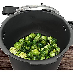 Granite Ware F0732-2 Pressure Canner and Cooker/Steamer, 12-Quart, Black by Granite Ware