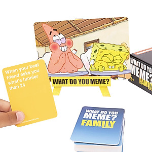 WHAT DO YOU MEME? Spongebob Family Edition – The Hilarious Game for Meme Lovers