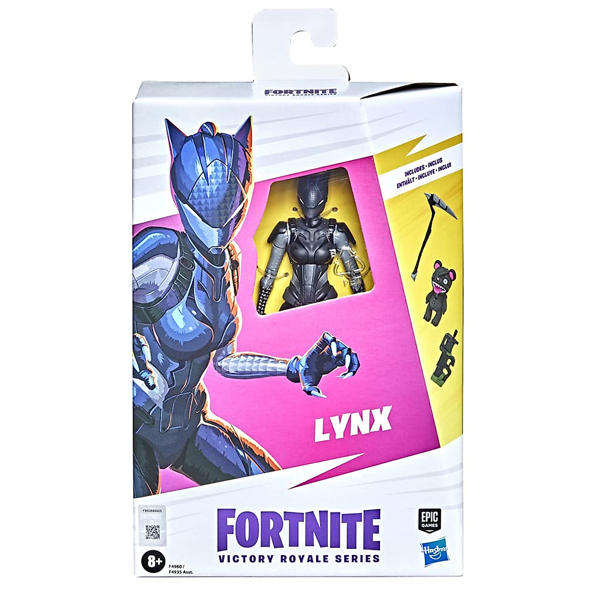 FORTNITE Hasbro Victory Royale Series Lynx Collectible Action Figure with Accessories - Ages 8 and Up, 6-inch