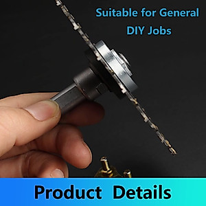 5 PCS Electric Drill Conversion Angle Grinder Adapter Connecting Rod Kit with Spanner Variable Shaft Coupler Converter Tool,6mm/10mm Arbor Mandrel Adapter,Adapter Set for Most Small Angle Grinder