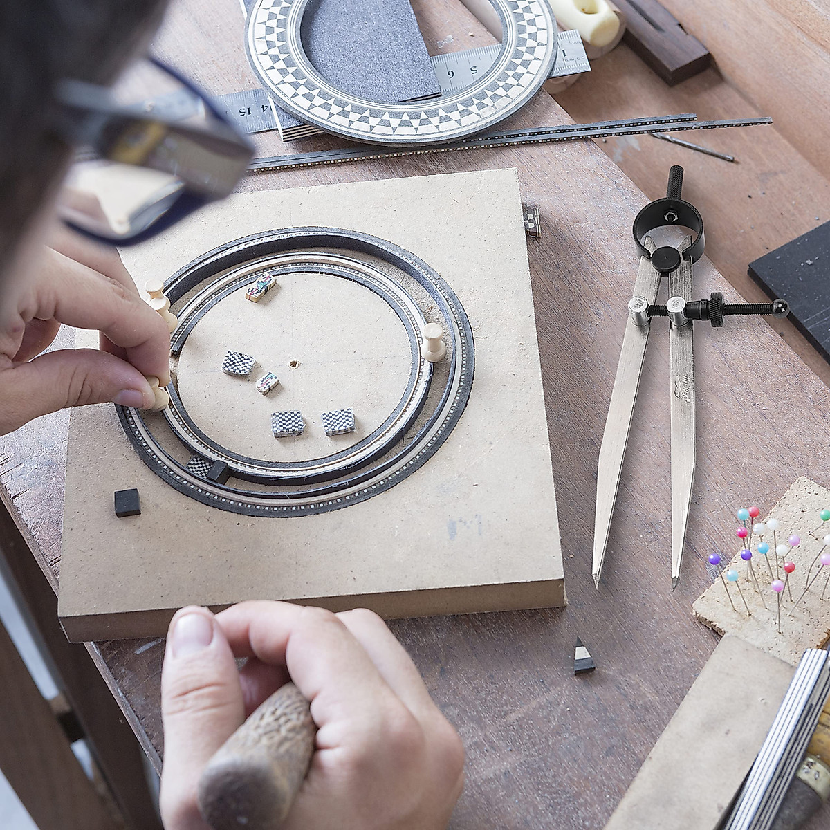 Mr. Pen- Adjustable Divider Leather Compass, 8 Inch, Lockable Metal Compass, Wing Dividers for Leather, Woodworking Compass, Compass for Woodworking, Large Compass for Woodworking, Wing Divider