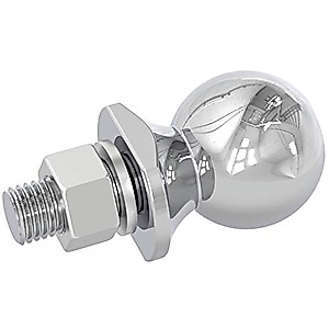 Torin ATRLY2002B 2" Diameter Trailer Hitch Ball: 3 Ton (6,000 lb) Capacity