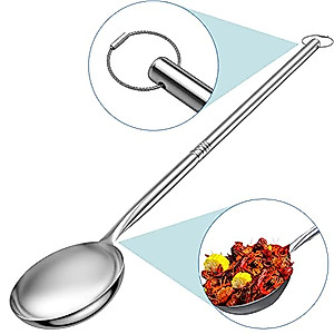 42 Inch Stainless Steel Spoon Boil Ladle with Long Handle Mixing Spoon Great for Big Stock Pots, Stiring/Mixing, Home Brewing, Turkey Fryer, Stiring Lobster Ladle