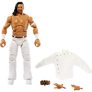 Mattel WWE King Nakamura Elite Collection Action Figure, 6-inch Posable Collectible Gift for WWE Fans Ages 8 Years Old & Up
