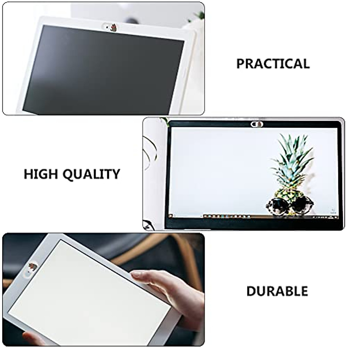 SOLUSTRE Laptop Stickers 3pcs Webcam Cover Slide Camera Cover Cat Pattern Privacy Cover for Laptop Tablet Smartphone Notebook Webcam Computer Camera Phone Cover Style 1 Laptop Camera Cover Slide