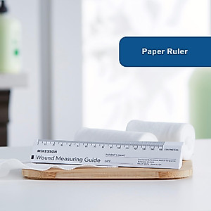 McKesson Wound Measuring Guide Ruler, Non-Sterile, Paper, 6 in, 50 count, 12 Packs, 600 Total