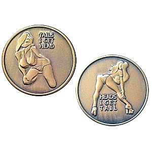 Thompson Emporium Bikini Pin Up Girl Good Luck Challenge Coin