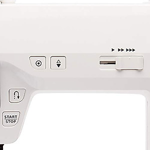 Janome JW8100 Fully-Featured Computerized Sewing Machine with 100 Stitches, 7 Buttonholes, Hard Cover, Extension Table and 22 Accessories
