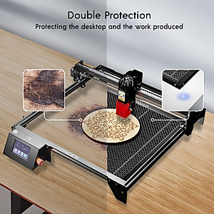 Longer Honeycomb Working Table, 15.7"x 15.7"x 0.86" Honeycomb Working Bed for CO2 or Diode Laser Engraver Cutting Machine, Fast Heat Dissipation with Aluminum Plate for Table-Protecting