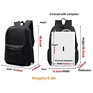 Waroost Unisex Youth Lionel Messi Canvas Bookbag-PSG Casual Daypack Lightweight Novelty Knapsack for Travel,Outdoor