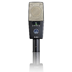 AKG Pro Audio Condenser Microphone, XLR, Black, C414 (3059X00060)