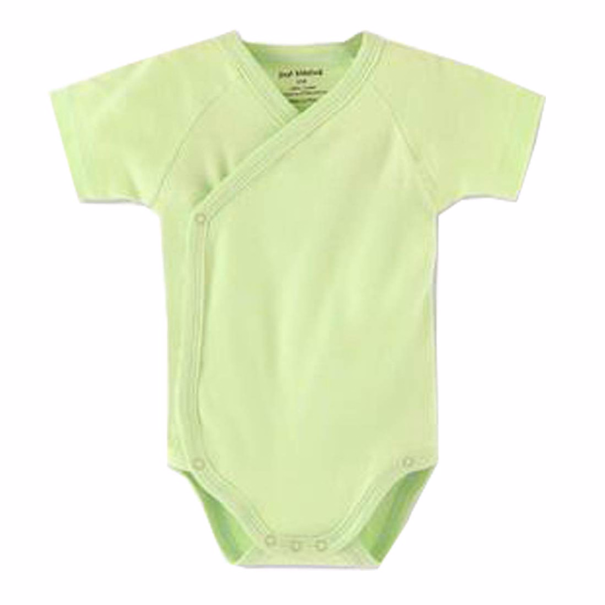 Baby Boys Girls Short Sleeves Kimono Clothes Cotton Baby Side-Snap Bodysuit Pack of Baby Layette Set (Newborn)