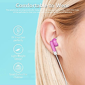 ZNXZXP Bulk Earbud Headphones for Classroom Kids, Wholesale Multi Colored Earphones for Students, School, Library, Museums (30 Pack)