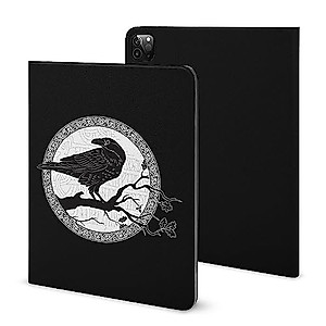Black Crow Protective Case Compatible with IPAD 2020 AIR 4 （10.9in） Stand Case Auto Sleep/Wake Cover