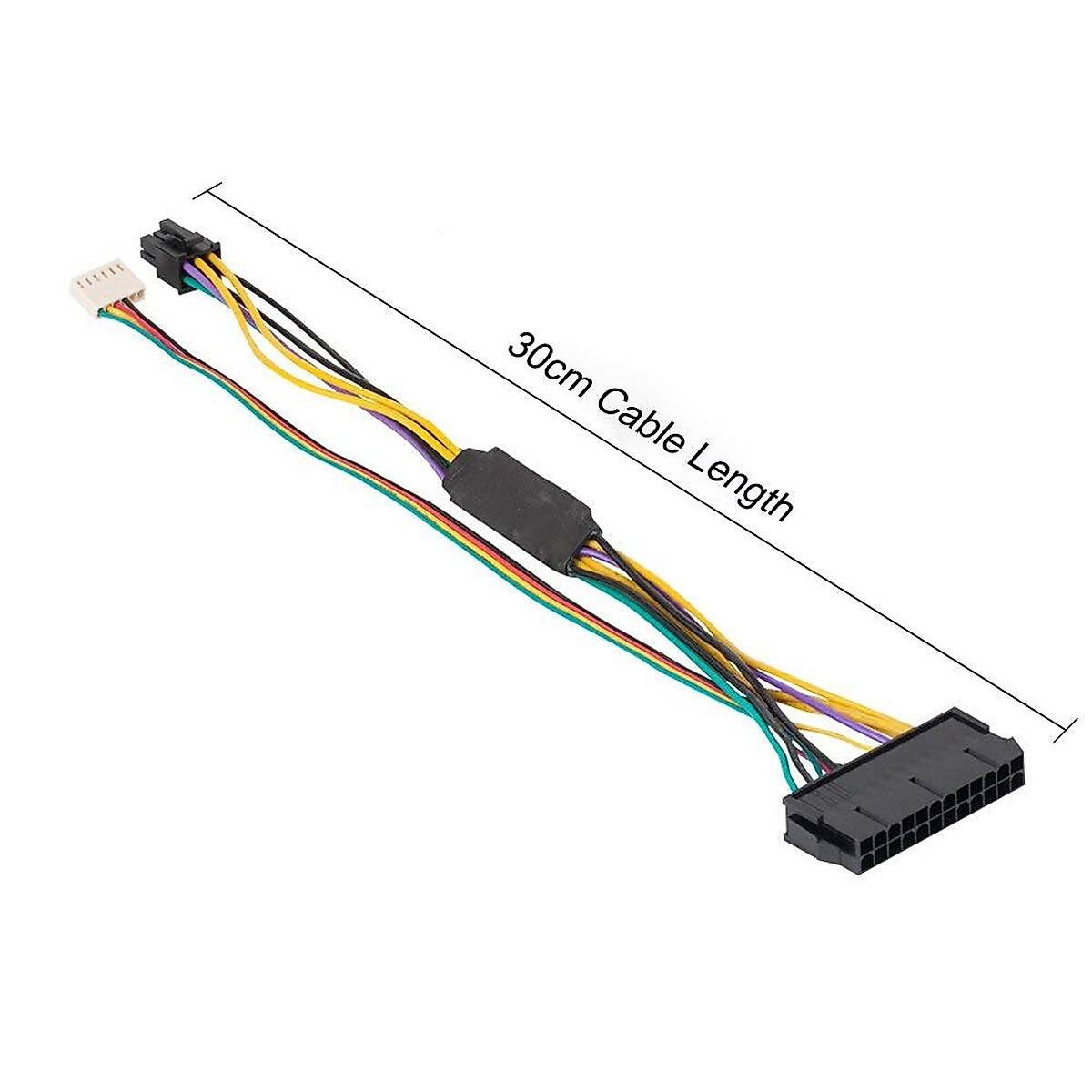 LeFix Power Supply Cable Adapter ATX 24Pin 24 Pin Female to 6Pin 6-Pin Male Mini 6Pin Connector 12 Inch 18AWG Replacement for HP Z230 Z220 SFF Workstation Motherboard