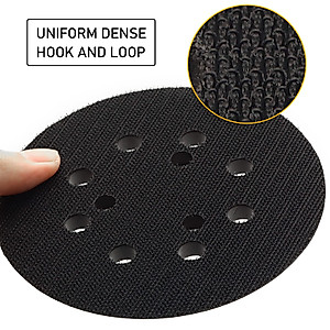 5 Inch 8 Hole Replacement Sander Pad, 4 Pack Hook and Loop Sander Replacement Sanding Pad Compatible with Makita BO5010, BO5030K, BO5031K, BO5041K Sanders