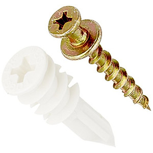 Hangman Products BCKSS2 Bear Claw Hangers with Anchors (2 /Pack), Gold