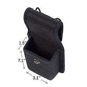 LUITON Universal Radio Case Two Way Radio Holder Universal Pouch for Walkie Talkies Nylon Holster Accessories for MOTOROLA MT500, MT1000, MTS2000 and Similar Models (1 PACK)