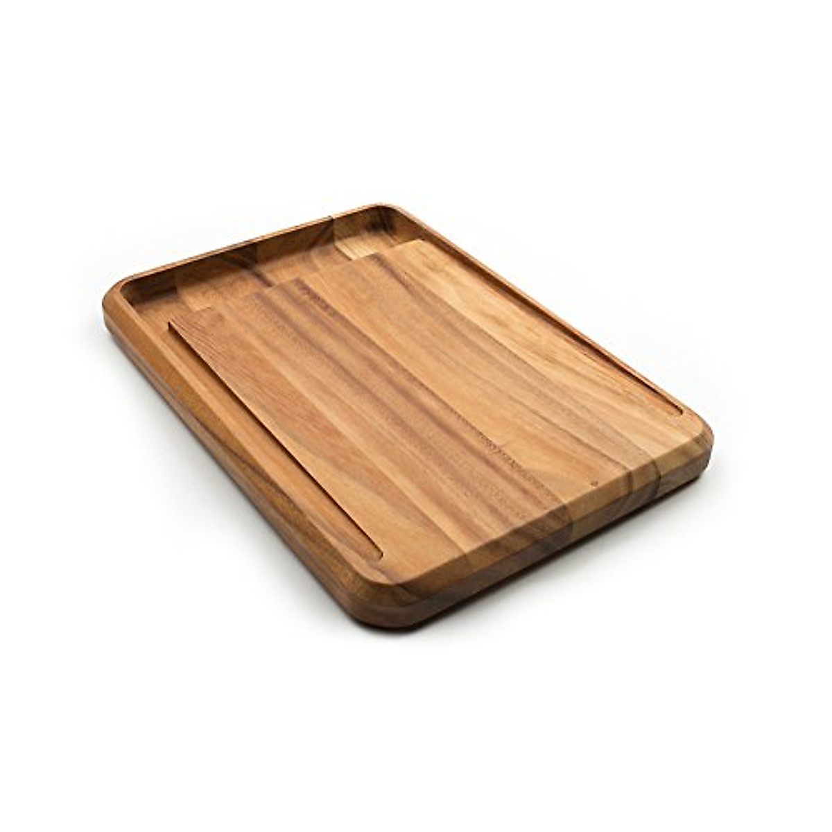 Ironwood Gourmet Big Catch Cutting Board, Acacia Wood, 10.5 x 15 x 1.25 inches
