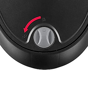 Sterilite 12.6 Gallon Hands Free Home Kitchen Wastebasket Trashcan with Locking Lid and Step On Pedal, Black, 6 Pack