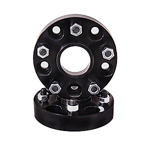 Rugged Ridge 15201.05 Wheel Spacer Kit, 1.5 inch, 5x5 Bolt Pattern , Black