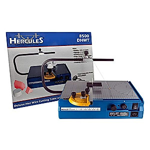 Hercules Hot Wire Foam Cutter Table with Foot Control Pedal – Tabletop Hotwire Cutter for Cutting, Forming and Sculpting Styrofoam and Other Foam Materials (Corded 110V AC)