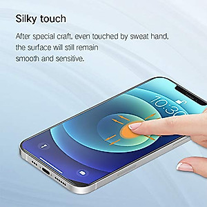 PERFECTSIGHT Anti Blue Light Tempered Glass Screen Protector Compatible with iPhone 12 & iPhone 12 Pro 6.1 inch 2020 Release, HD Clear Eye Care Anti Fingerprint