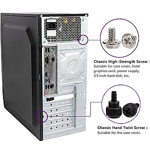 Ebaist Computer Screw Bracket Kit 330, Used for Motherboard Hard Drive Computer Chassis Motherboard Fan Power Supply, with Mini Screwdriver and Cleaning Brush