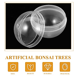 50pcs Clear Fillable Balls for, Transparent Plastic Round Balls, DIY Claw Machines Balls, Vending Machine, Beaded Storage Packing Balls 4.5cm Vending Machine