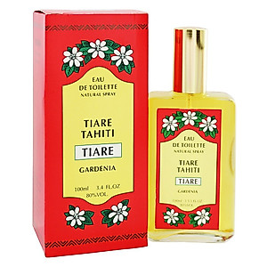 Monoi Tiare Tahiti Eau De Toilette Natural Spray Gardenia - 3.4 fl oz