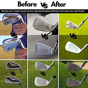 Golf Club Cleaner (236ml) with Golf Club Brush Golf Cleaning Kit Golf Club Brush Groove Cleaner/Golf Club Cleaner Brush. Golf Iron Cleaner/Club Cleaner - Golf Stocking Stuffers, Golf Eraser