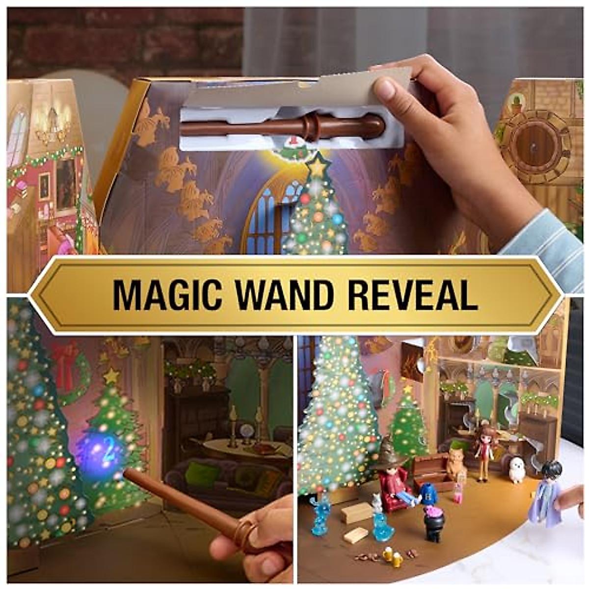 Wizarding World Harry Potter, Magical Minis Advent Calendar 2023 with 24 Gifts, Surprise Toys Christmas Countdown Calendar, Kids Toys for Ages 6 & up
