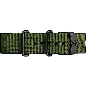 Timex Men's TW4B04700 Expedition Scout 40 Green Nylon Slip-Thru Strap Watch