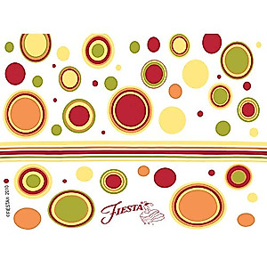 Tervis Made in USA Double Walled Fiesta Insulated Tumbler Cup Keeps Drinks Cold & Hot, 24oz - No Lid, Sunny Dots
