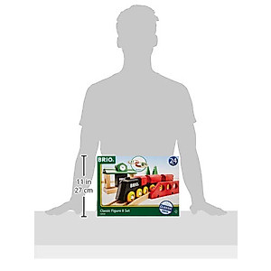 BRIO World - 33028 Classic Figure 8 Set - 22 Piece Wooden Toy Train Set with Accessories and Tracks | Enhances Creativity | Compatible Toys | FSC-Certified Wood | Perfect for Kids Age 2+